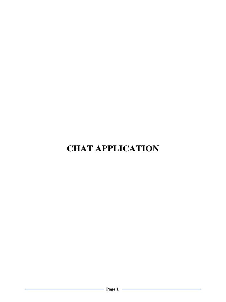 Chat Application Using Java. | PDF | Network Socket | Server (Computing) Chat Application Using Java. | PDF | Network Socket | Server (Computing)