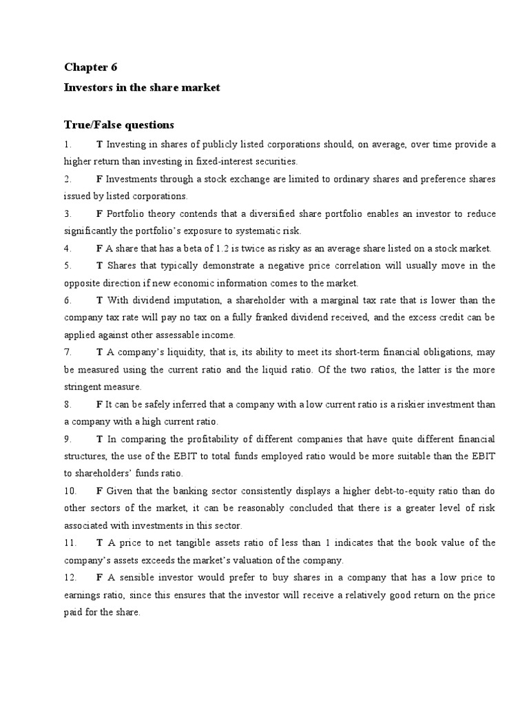 Viney7e SM Ch06 | PDF | Dividend | Corporate Tax