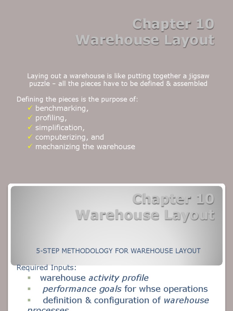 U-Shaped Warehouse Layout Guide | PDF | Warehouse | Industries