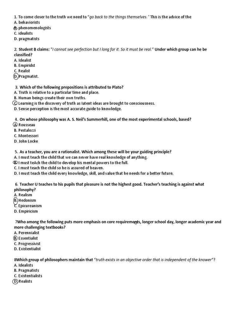 11 Prof Ed | PDF | Classroom Management | Id