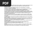 RIP Part 1 Cheatsheet Network Walks | PDF | Internet Protocols | Computer Architecture