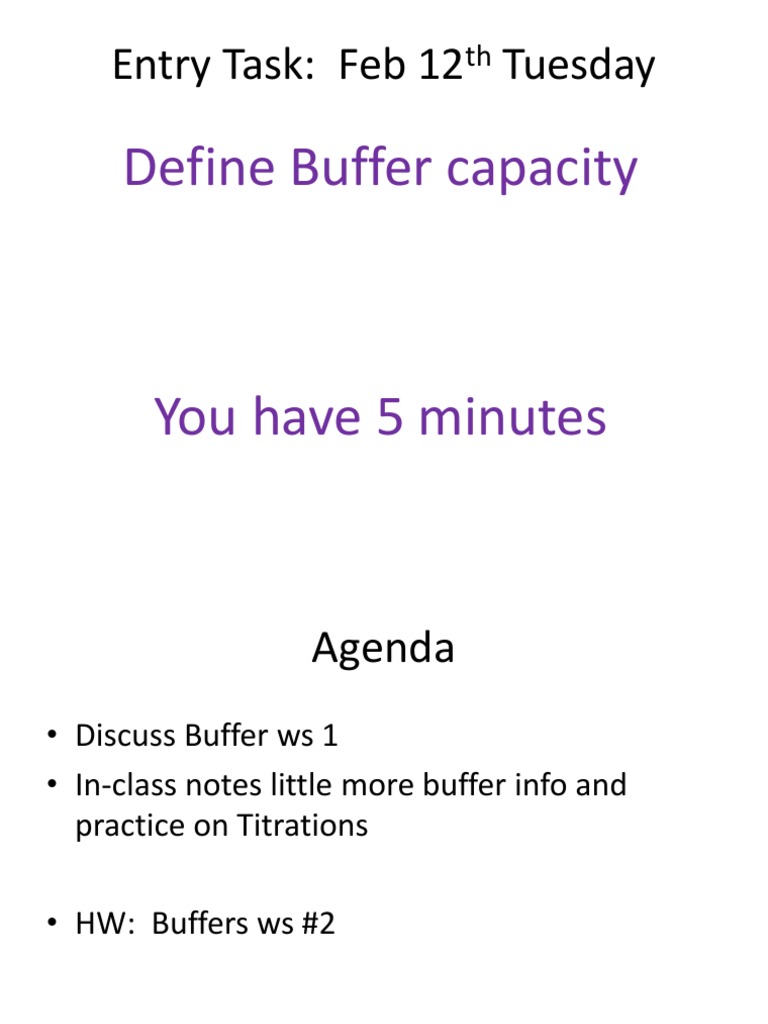 03b - Buffer Ws Answers and Titration Notes | PDF | Buffer Solution ...