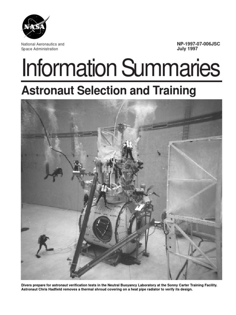Training To Become Astronaut | PDF | Astronauts | Space Shuttle