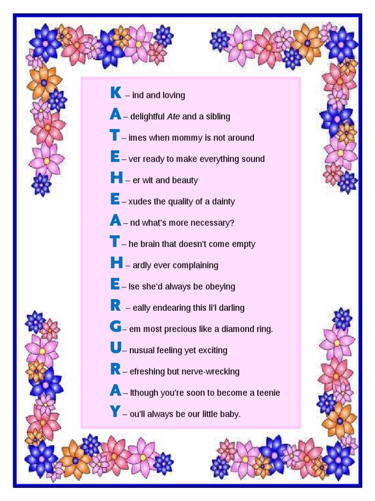 Kate Poem | PDF | Poetry