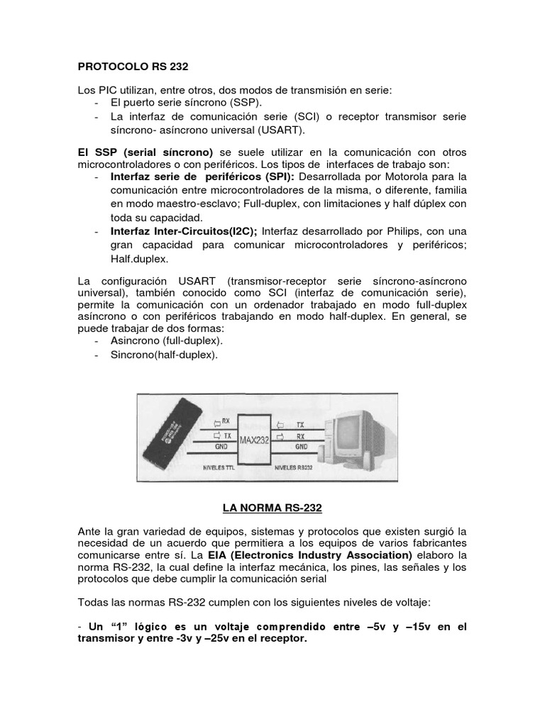 Teoria Rs 232 | PDF | Bienes manufacturados | Telecomunicaciones