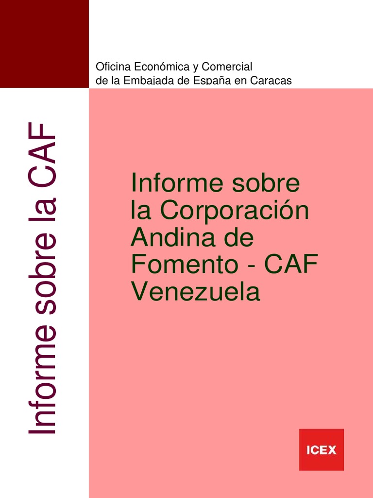 Caf Venezuela PDF | PDF | Business | Economía (general)