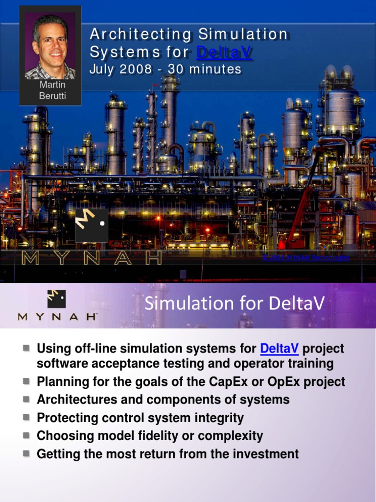 Architecting DeltaV Simulation Systems | Simulation | Automation