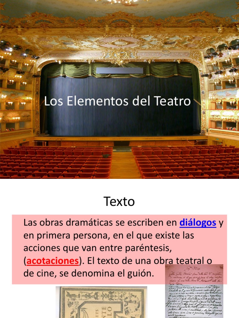 Elementos Esenciales del Teatro | PDF | Teatro | Productos cosméticos
