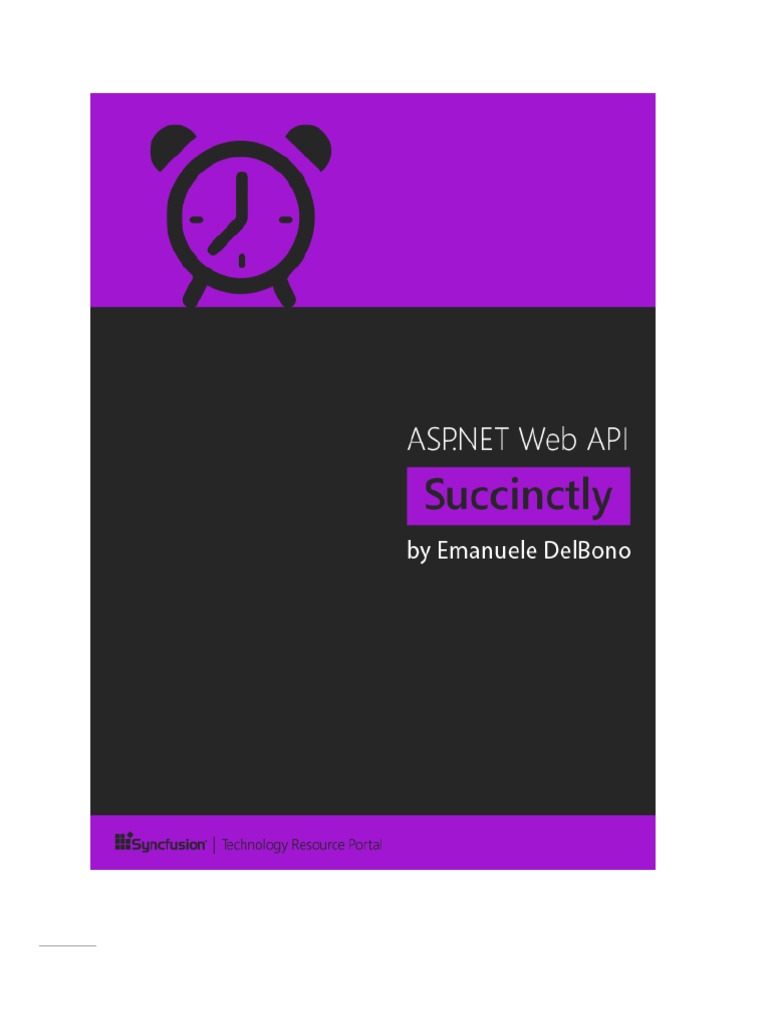 Web API Succinctly | PDF | Representational State Transfer | Hypertext Transfer Protocol