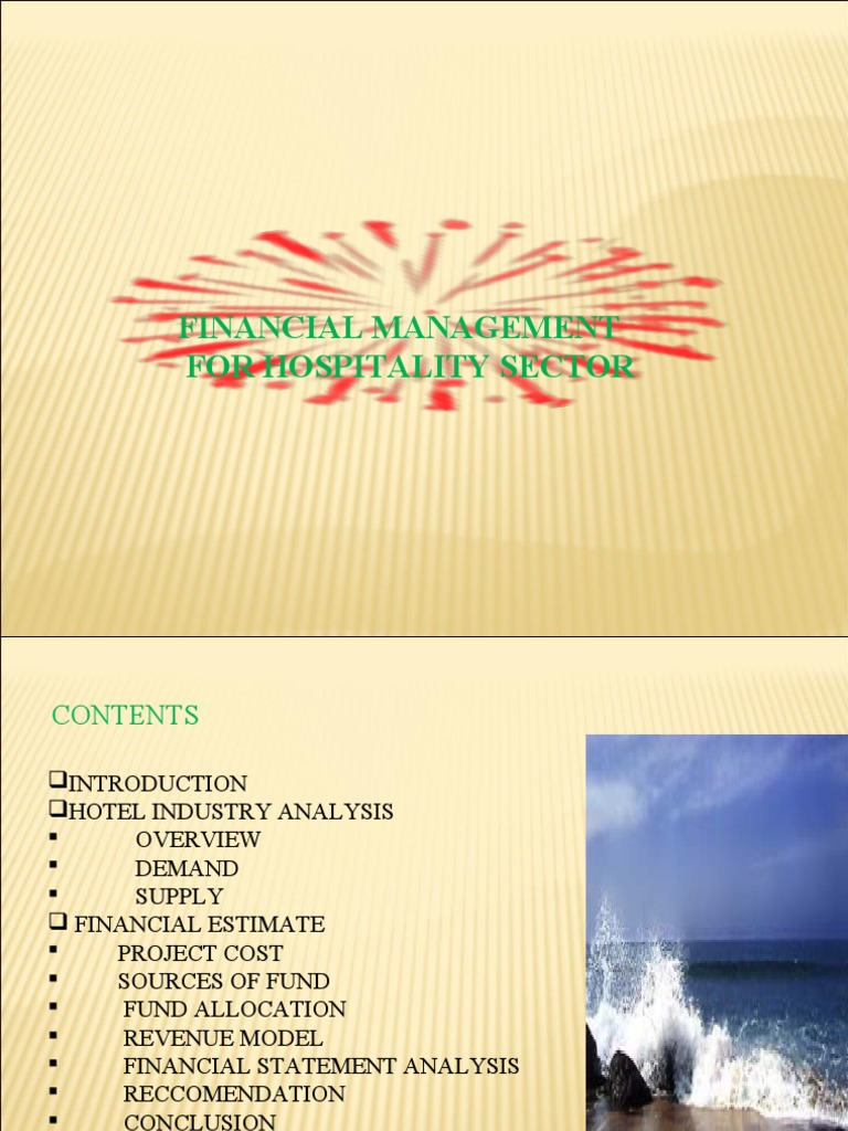 Financial Management in Hospitality Sector | PDF | Income Statement | Hotel