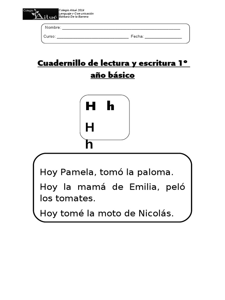 Guia de Estudio 1º Basico | PDF