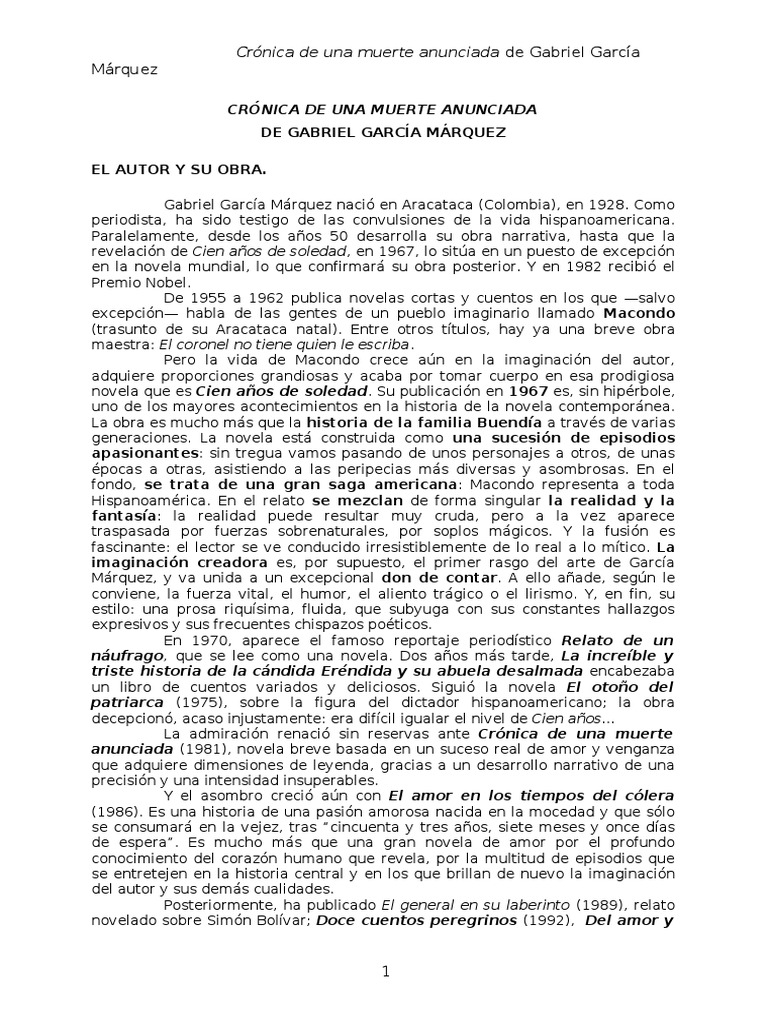 65409367-Cronica-de-una-muerte-anunciada (1).pdf | Literatura ...