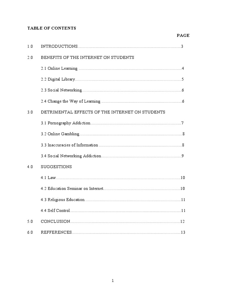 Benefits of The Internet On Students | PDF | Social Networking Service ...