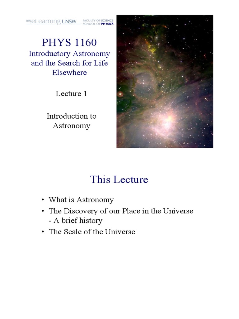 Introduction to Astronomy Concepts | PDF | Milky Way | Heliocentrism