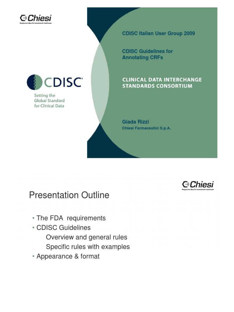 CDISC Guidelines for Annotating CRF (1) | Blood Pressure | Portable ...