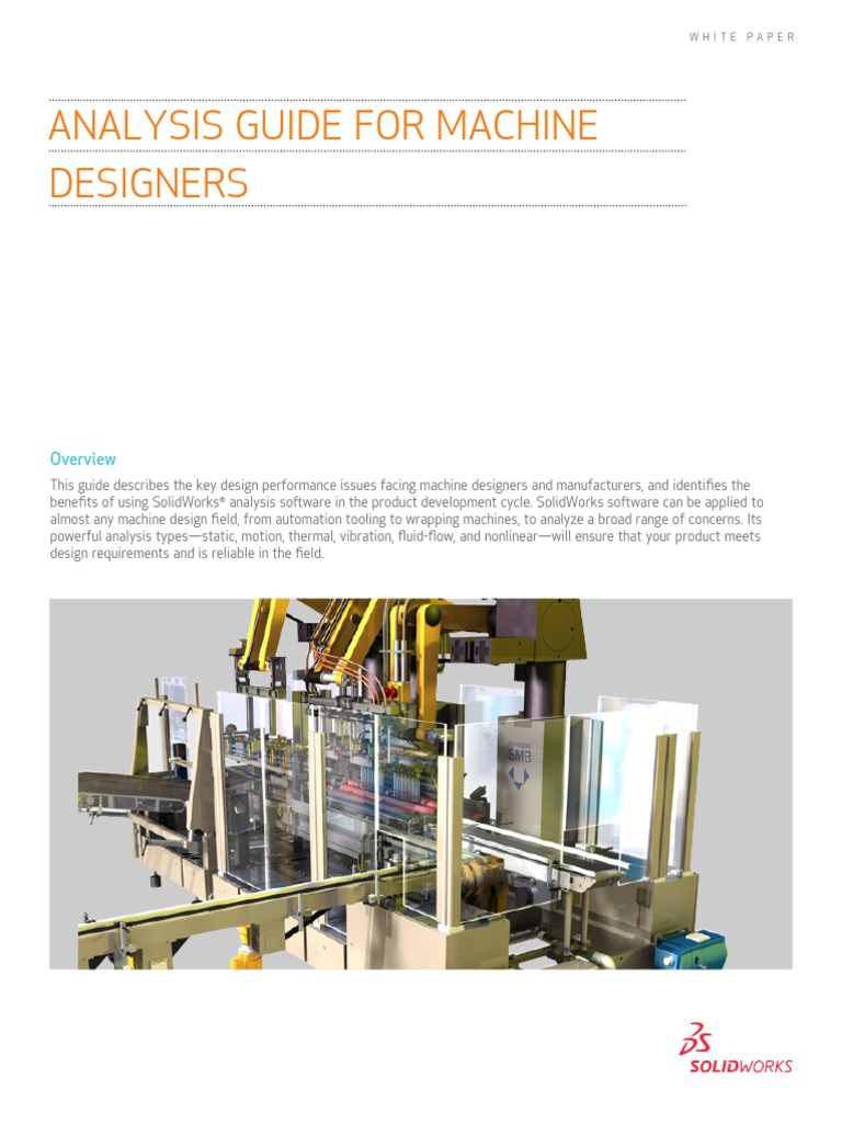 Analysis Guide For Machine Designers English | PDF | Simulation | Machines
