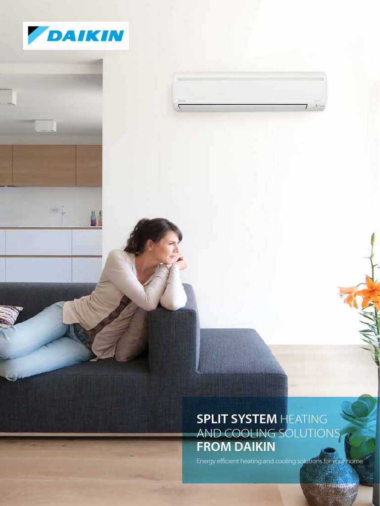 Daikin Split System Brochure | PDF | Air Conditioning | Humidity