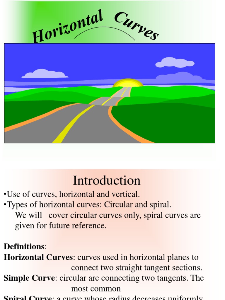 Laying Out Horizontal Circular Curves for Highway Design | PDF | Angle ...