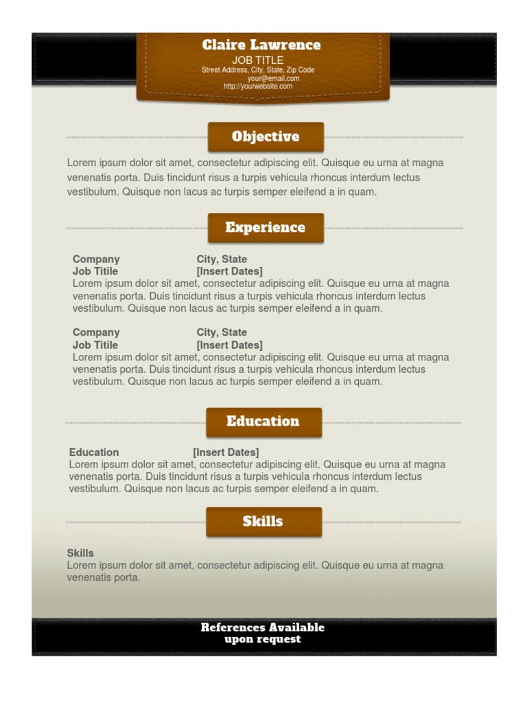 Claire Lawrence Resume Overview | PDF | Career & Growth | Law