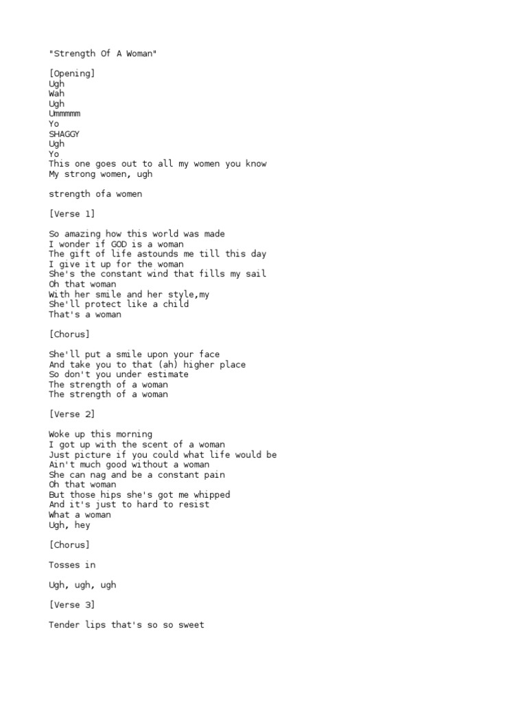 Shaggy Lyrics | PDF | Leisure