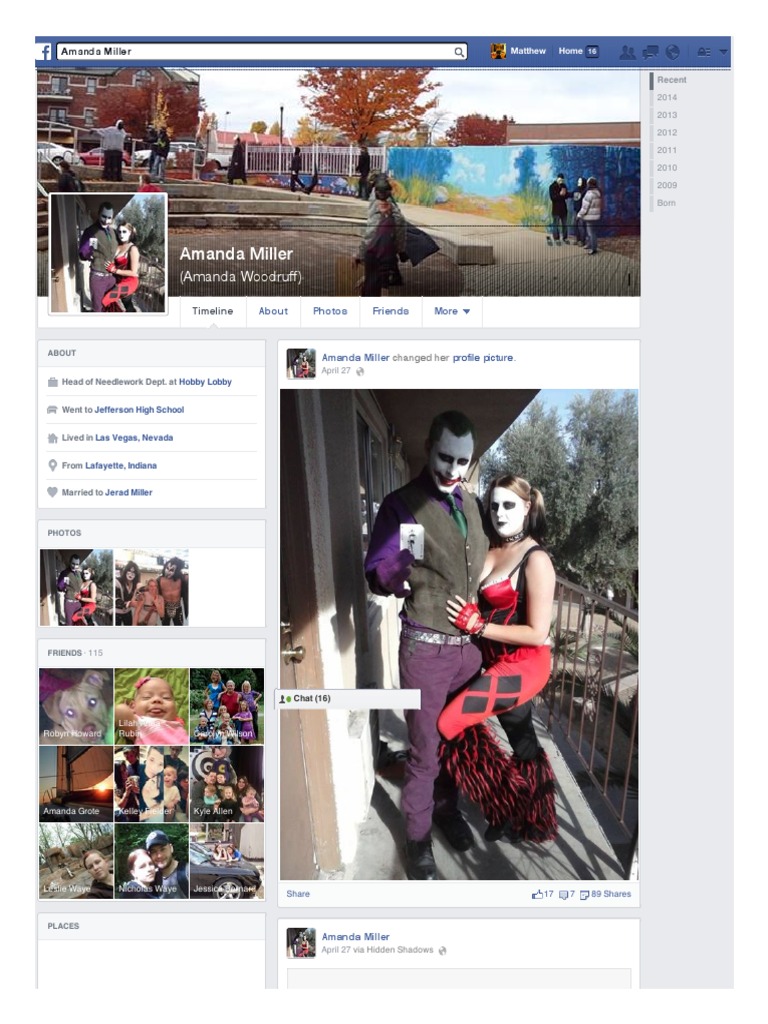 Amanda Miller Facebook Profile (Archive) | PDF | Leisure | Gaming And ...