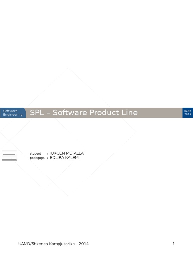 SPL - Software Product Line | PDF | Business | Computing And ...