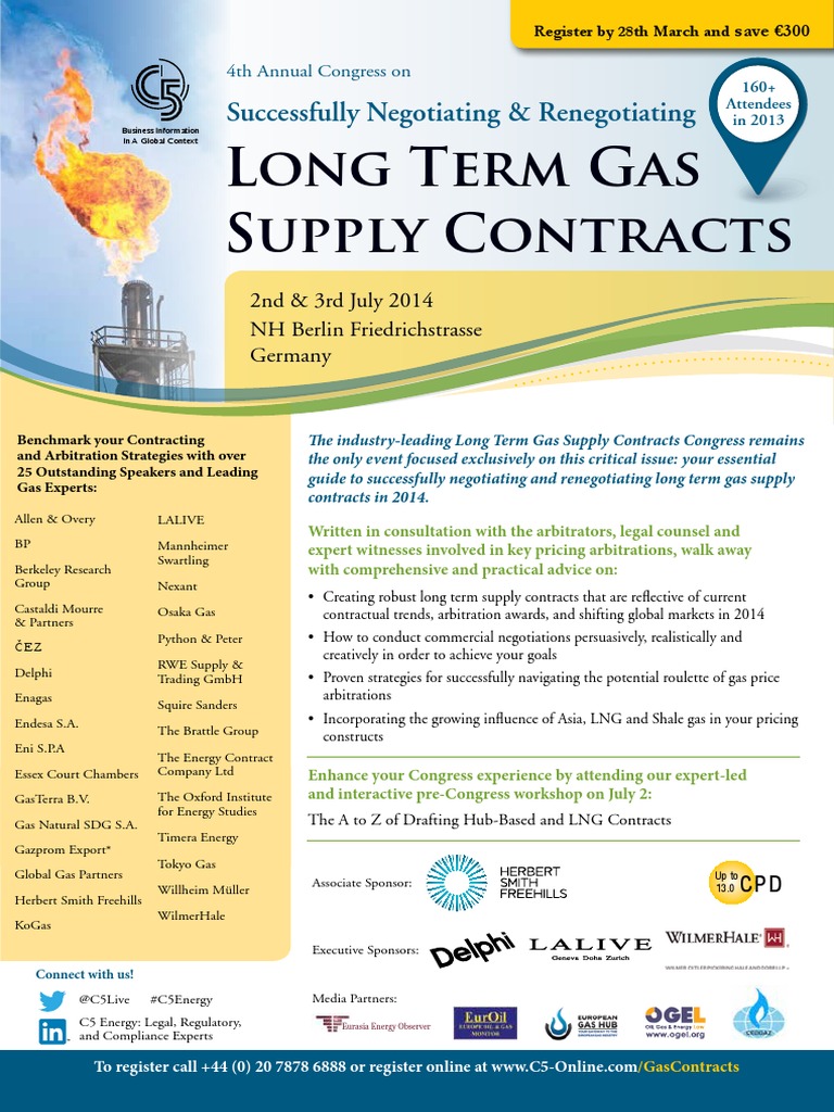 Long Term Gas Contracts Congress 2014 | PDF | Liquefied Natural Gas ...