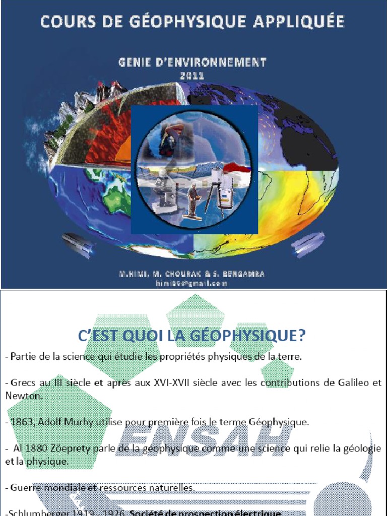 Introduction à La Geophysique