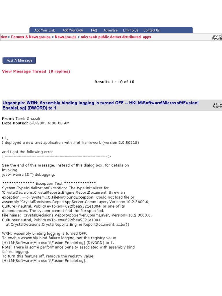 Crystal Report On Client Machine | PDF | Windows Registry | Directory (Computing)