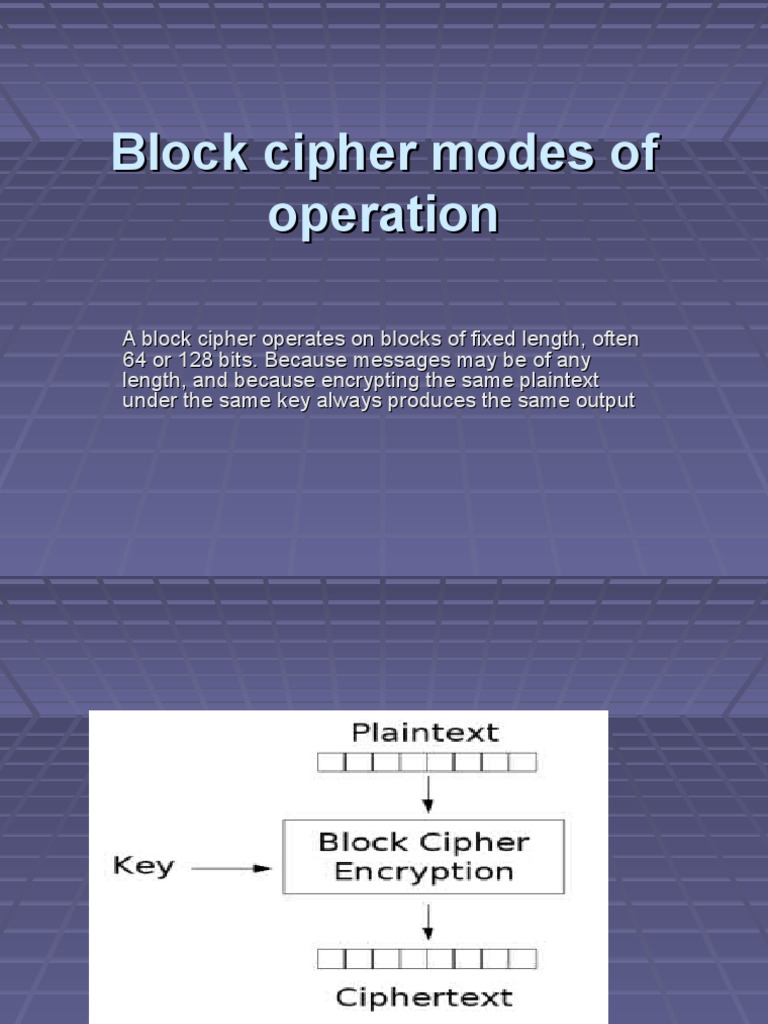 Block Cipher Modes of Operation | PDF | Security Engineering | Computer ...
