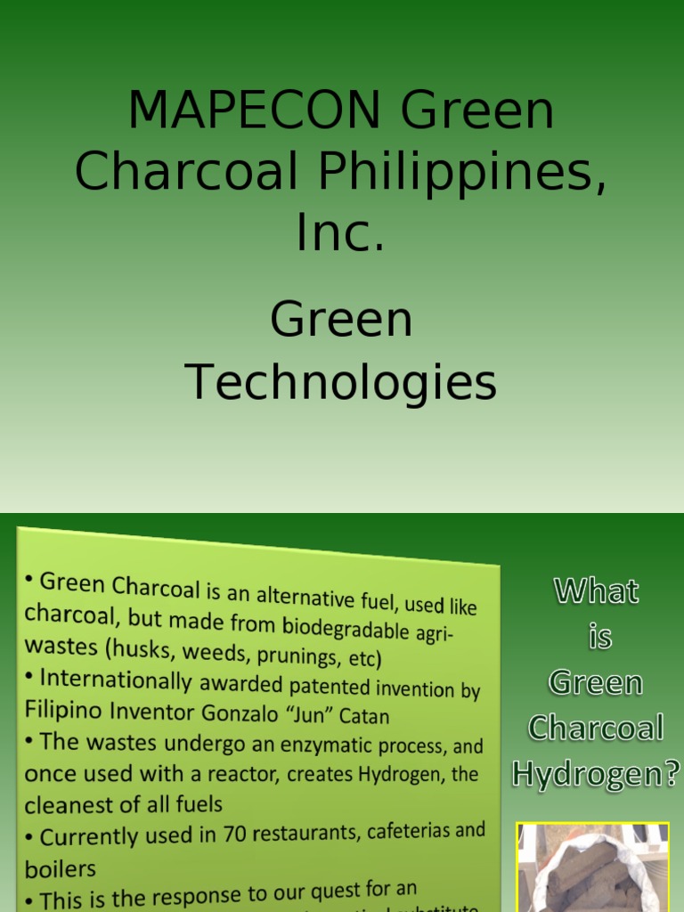 Green Charcoal: Efficient Fuel Alternative | PDF | Exhaust Gas | Diesel ...