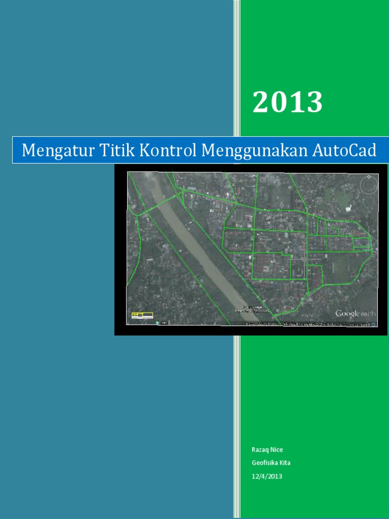 Mengatur Titik Ikat/ Titik Kontrol Pada Peta Menggunakan AutoCad | PDF
