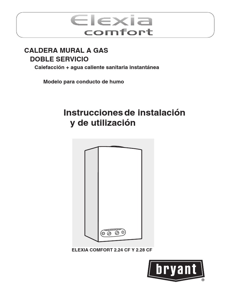 Caldera Chaffoteaux Maury Elexia Comfort | PDF | Caldera | Energía y ...