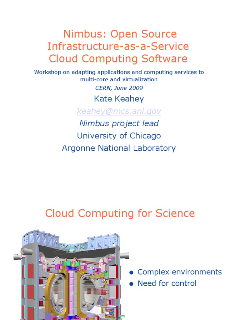 Nimbus Cern June2009 | PDF | Cloud Computing | Computer Cluster