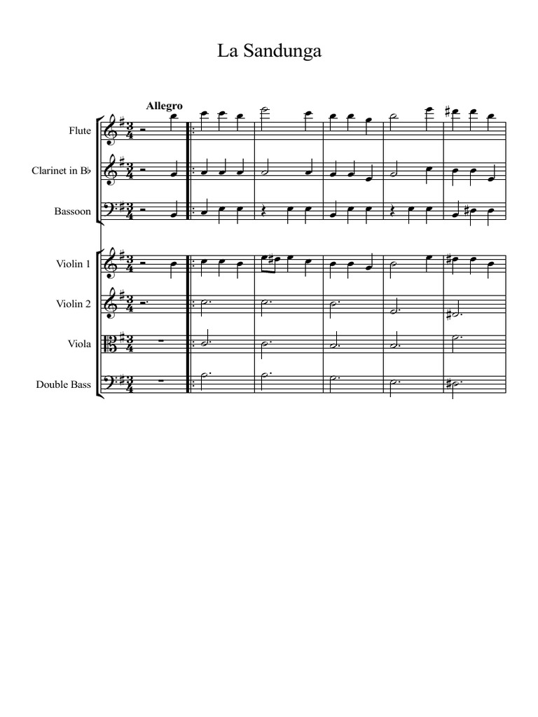 La Sandunga | Compositions | Orchestre | Prueba gratuita de 30 días ...