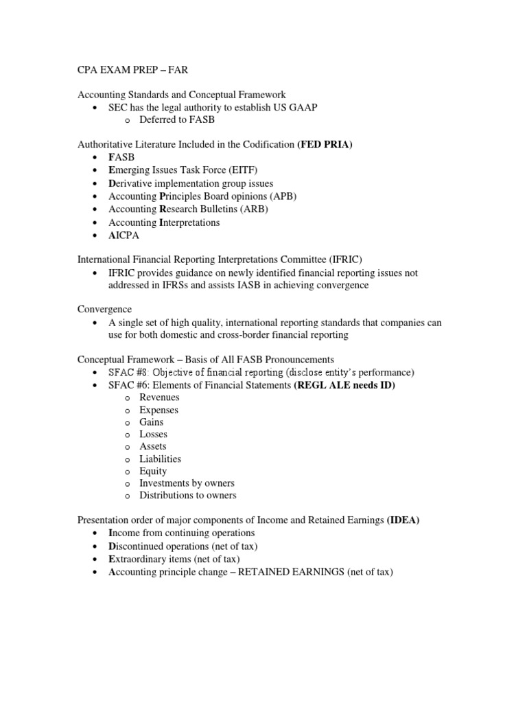 Cpa Exam Prep - Far | PDF | Bonds (Finance) | Depreciation