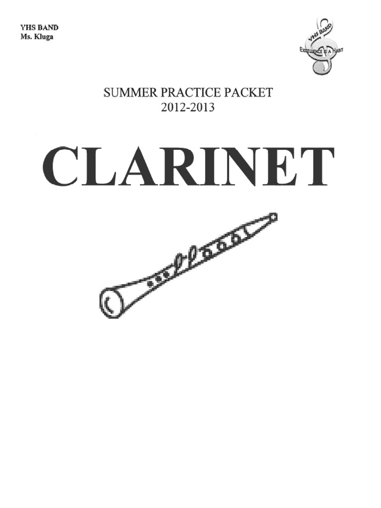Clarinet Practice Pdf Foreign Language Studies