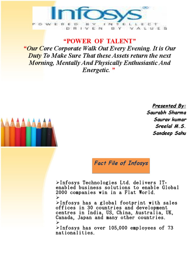 Financial Ratio Analysis Infosys Presentation | PDF | Return On Equity ...