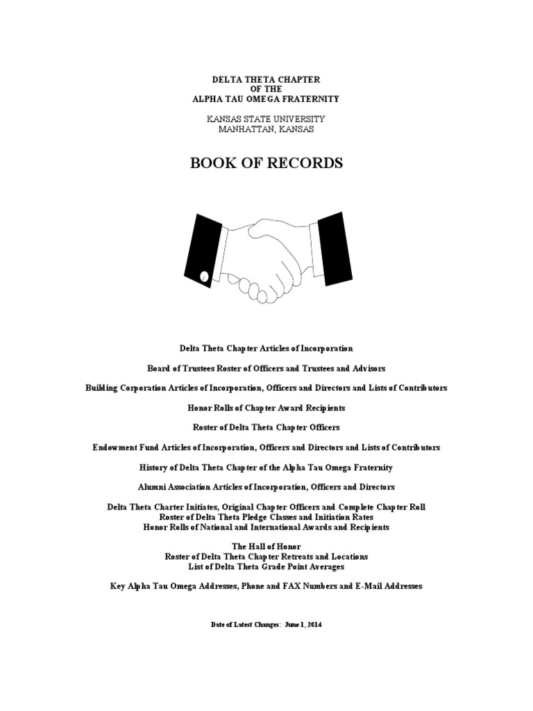 Book of Records | PDF