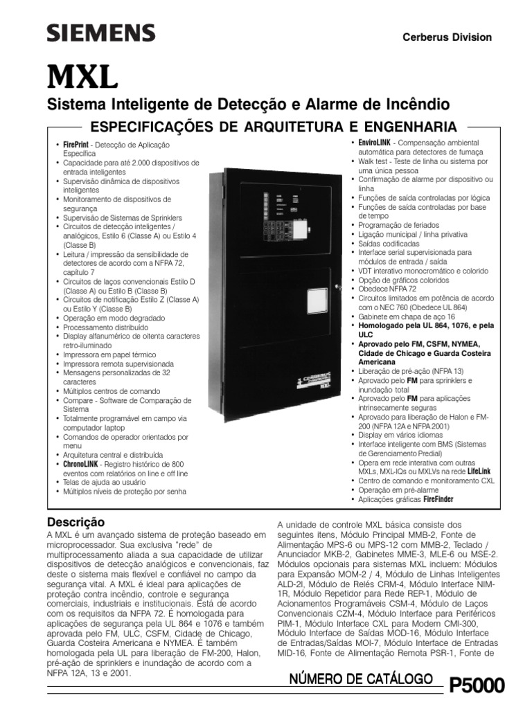 Catalogo MXL Siemens | PDF