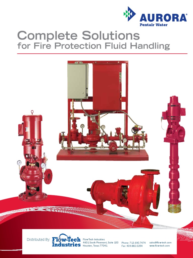 Aurora Fire Pumps Systems Houses | PDF | Hydraulic Engineering | Pump