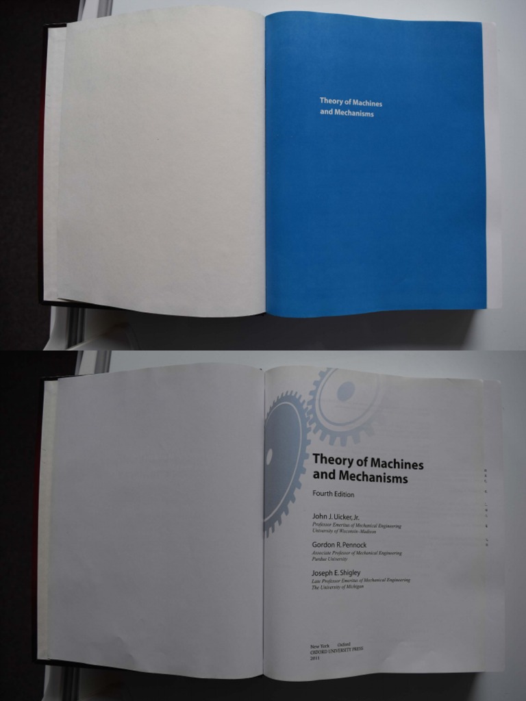 Theory of Machine and Mechanisms | PDF