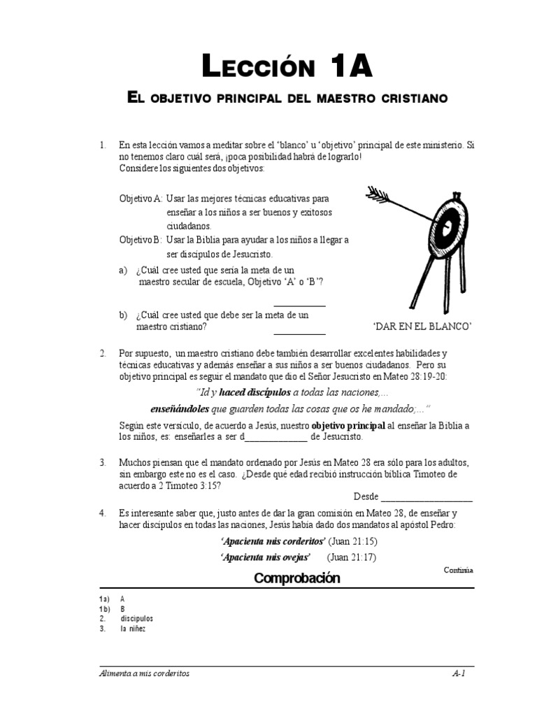 Enseñando a los Corderitos de Cristo | PDF | Jesús | Cristo (título)