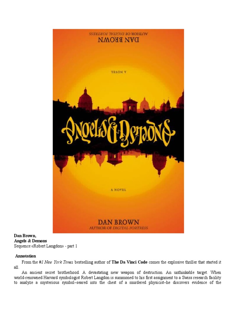 Angels and Demons | PDF | Matter | Nature