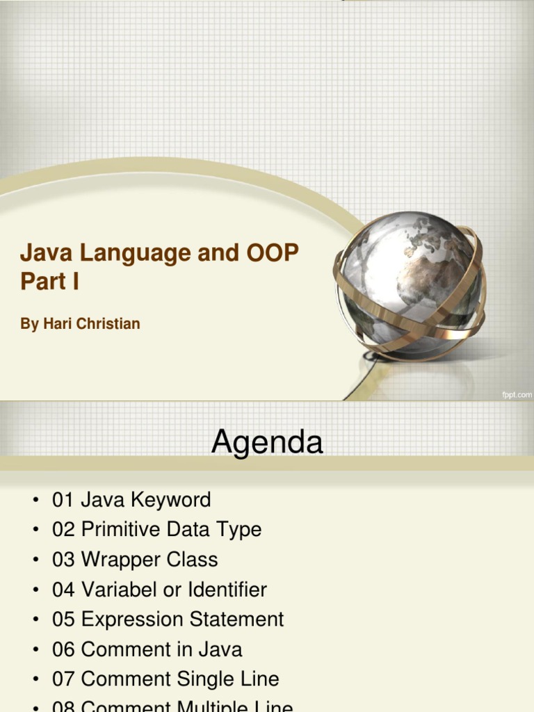 01 Java Language and OOP Part I | PDF | Data Type | Integer (Computer ...