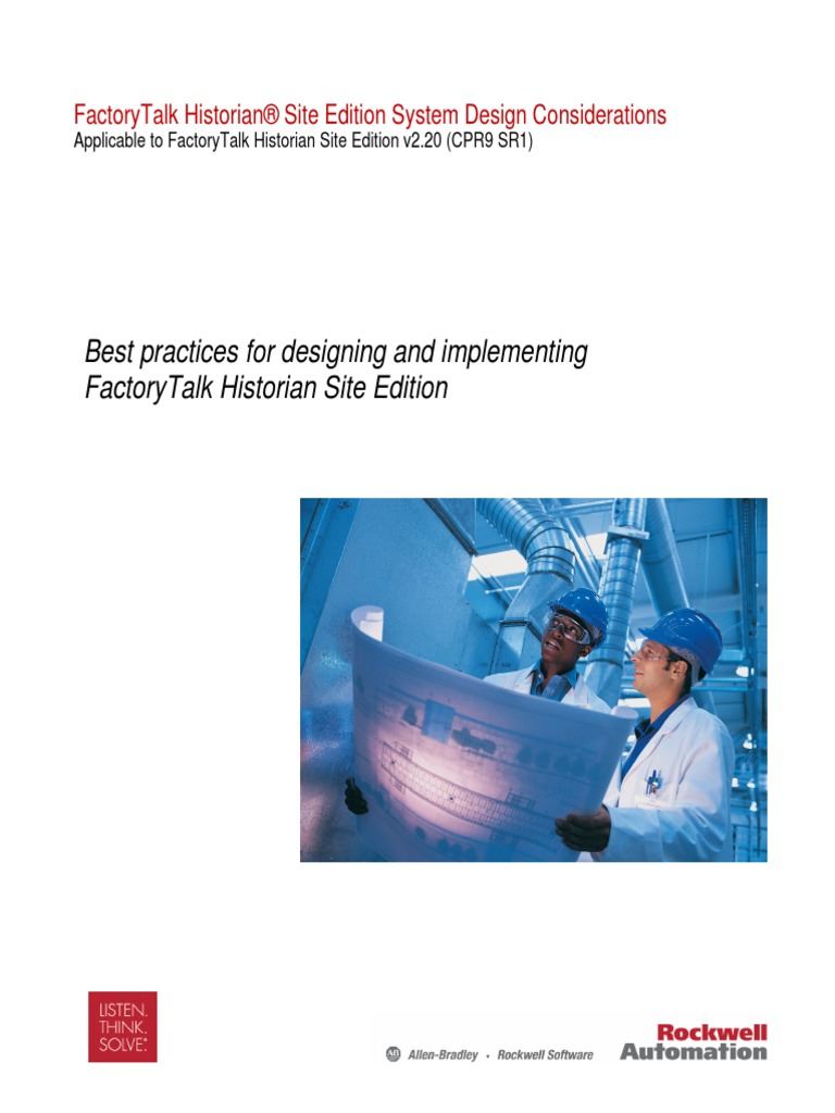 Best Practices For Designing and Implementing Factorytalk Historian Site Edition | PDF | Active ...