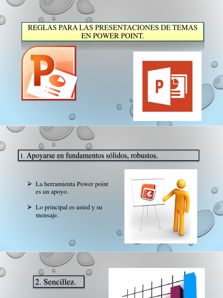 Reglas para Las Presentaciones de Temas en Power | PDF