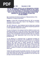 Republic Act No. 7641, Retirement Pay Law - Implementing Rules ...