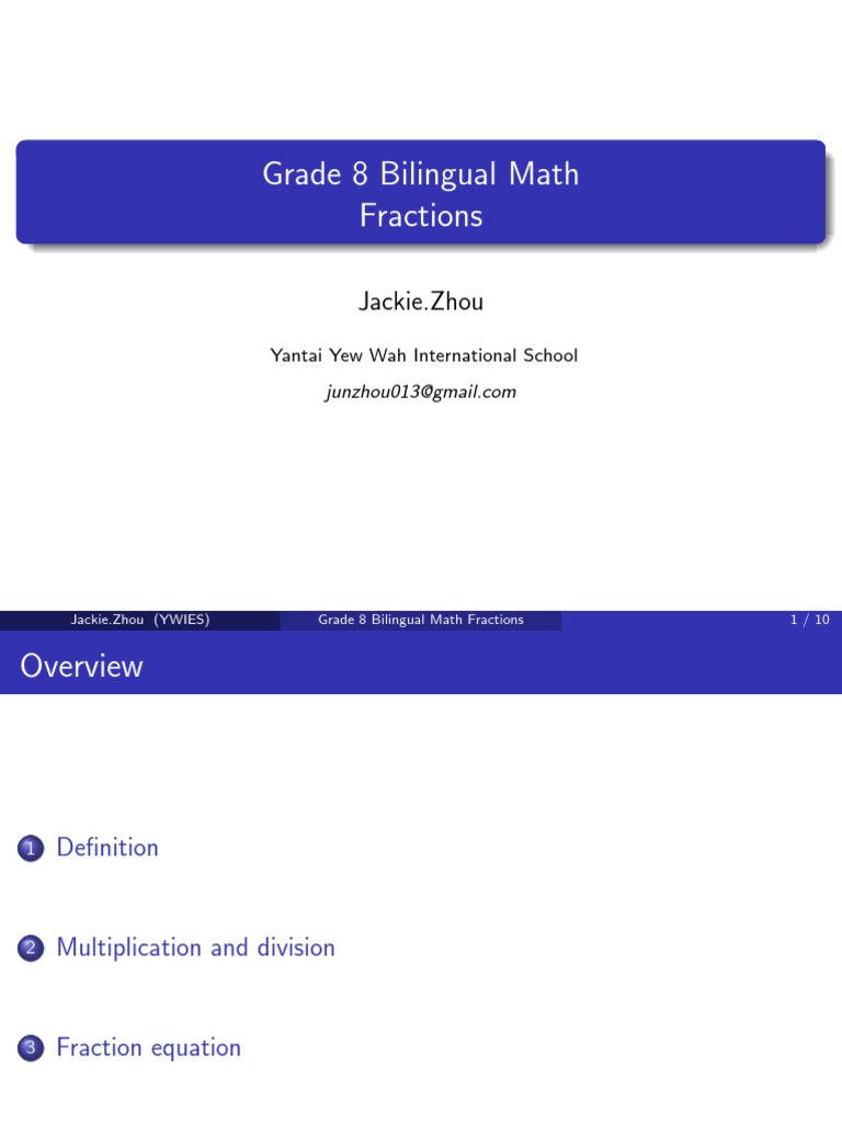 Fraction | PDF | Fraction (Mathematics) | Teaching Mathematics