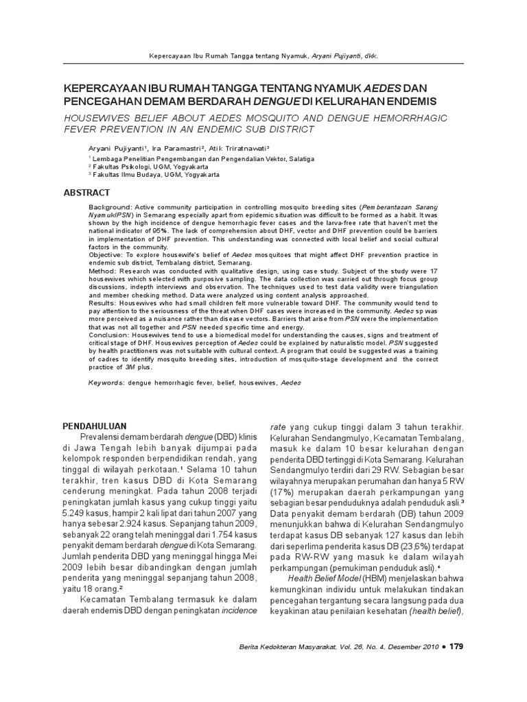 Jurnal Demam Berdarah Desember 2010 | PDF